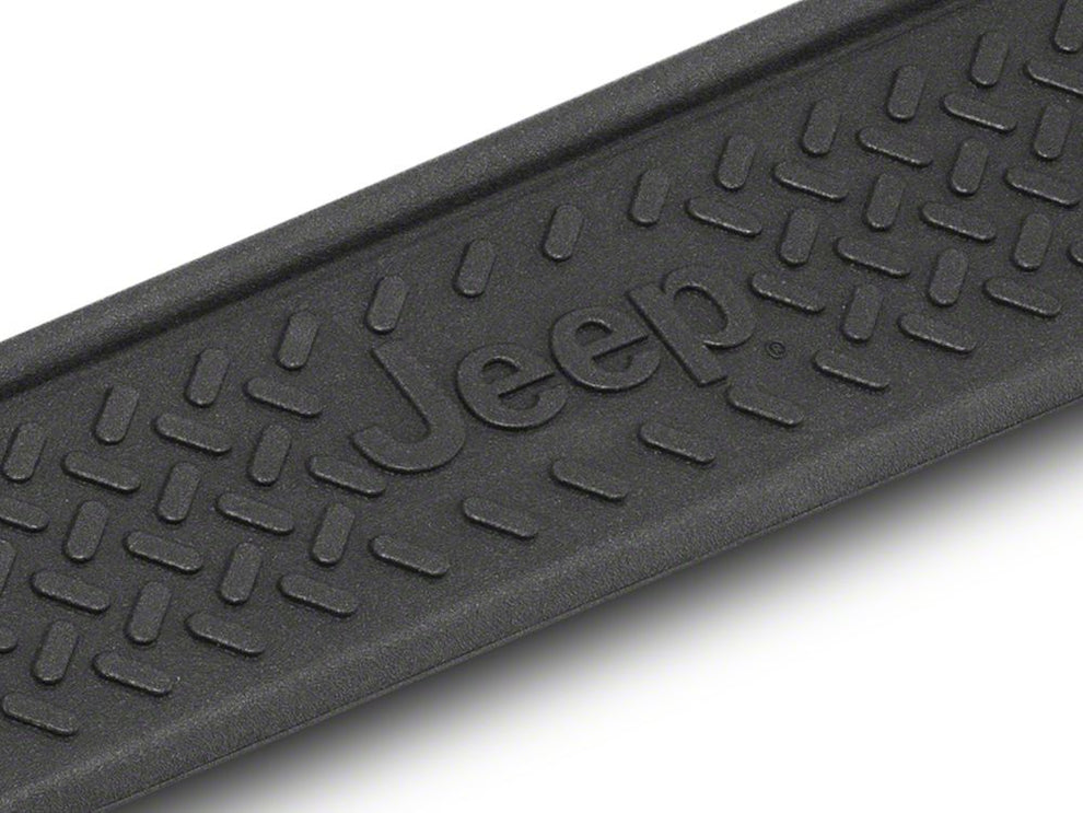 Jeep Licensed by RedRock ABS Side Steps with Jeep Logo (07-18 Jeep Wra ...