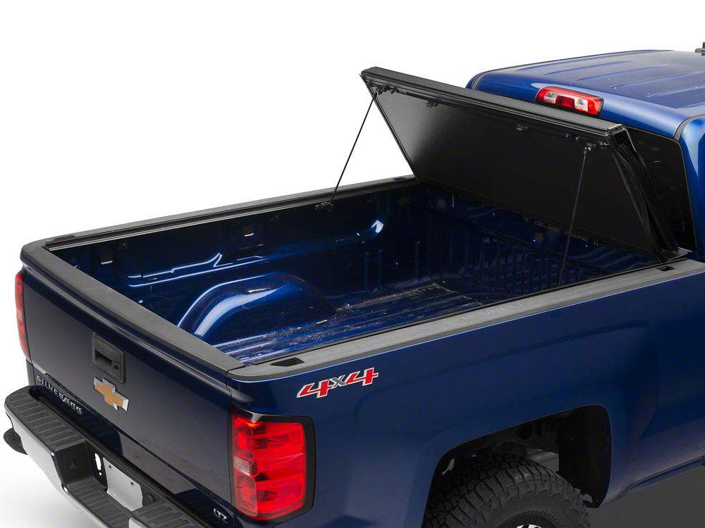 RedRock Low Profile Hard Tri-Fold Tonneau Cover (14-18 Silverado 1500 ...