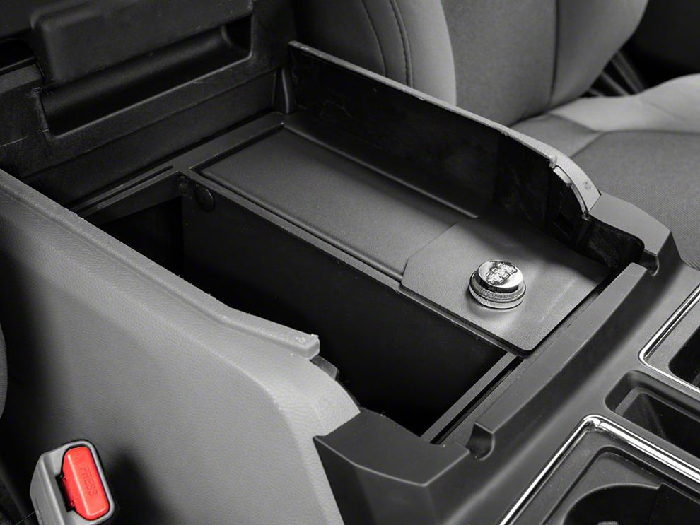 RedRock Center Console Storage Lock Vault (15-20 F-150 w/ Flow-Through ...