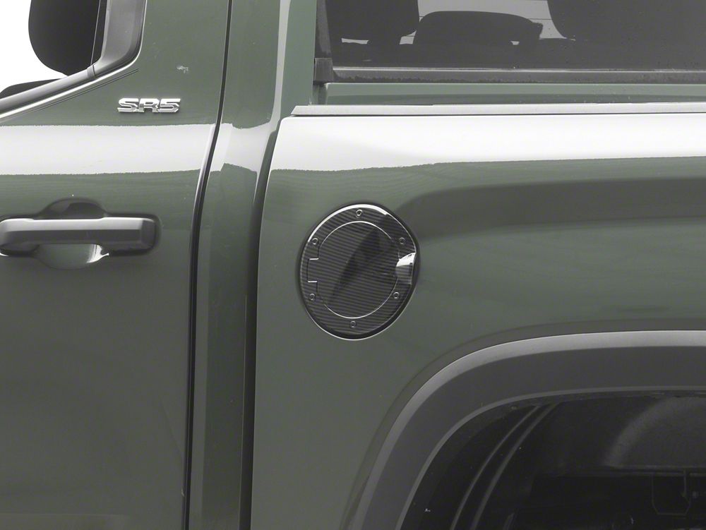 RedRock Fuel Door Cover; Carbon Appearance (22-26 Tundra) – RedRock 4x4